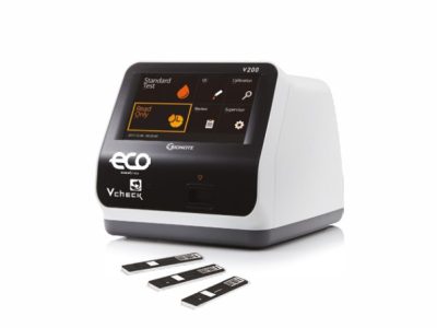 Sistema de Imunoensaio Fluorescente Vet PoC Vcheck V200 - ECO Diagnóstica
